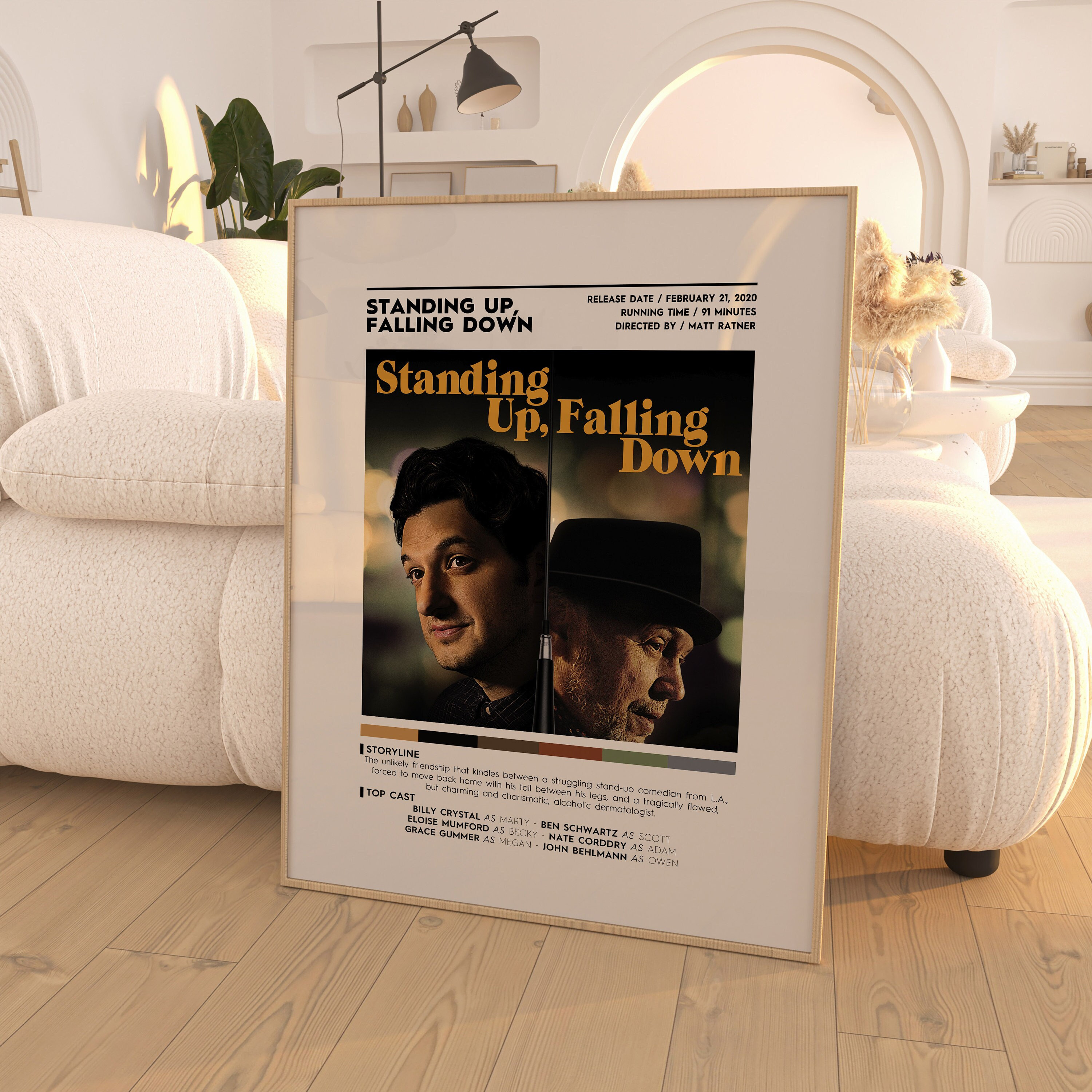 Standing Up, Falling Down Movie Poster / Cult Movie Posters / Cinema ...