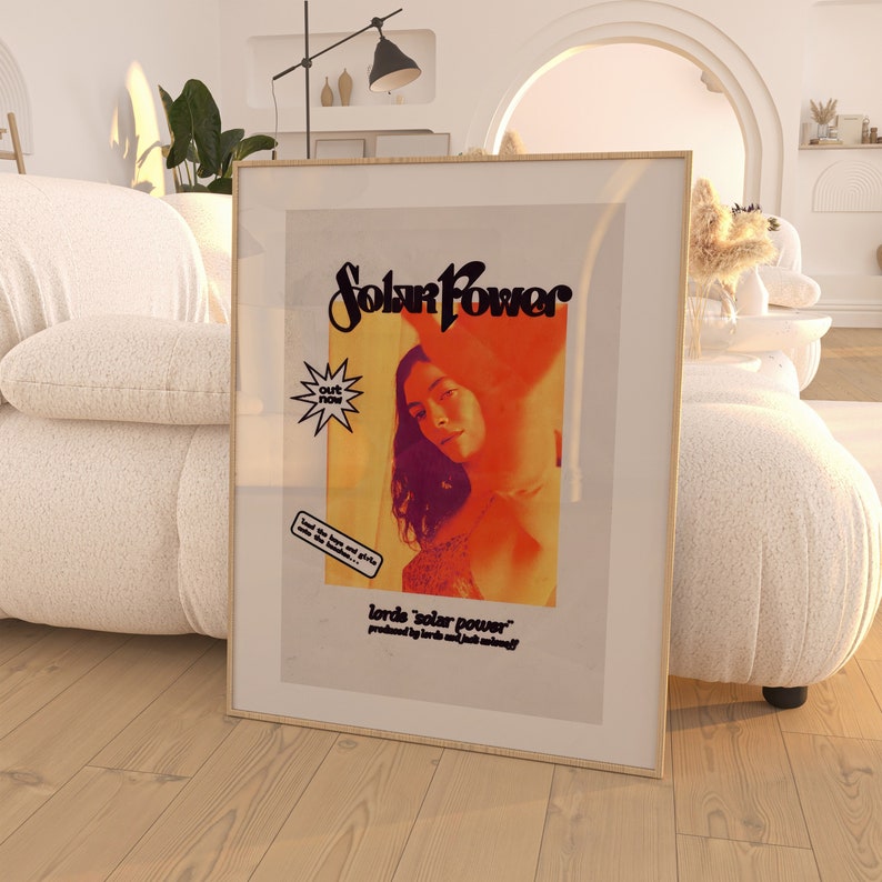 Lorde Solar Power Album Poster / Room Decor / Music Decor / Music Gifts ...