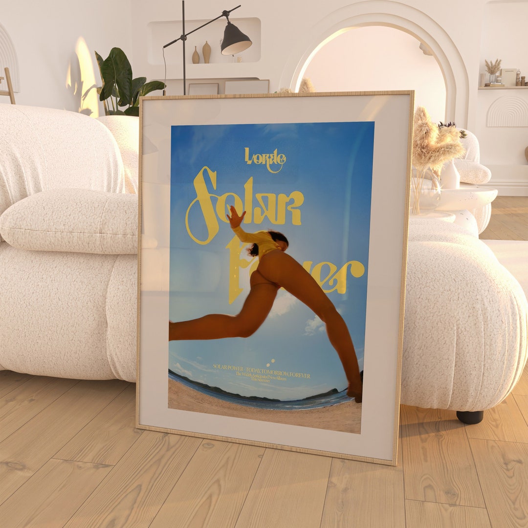 Lorde Solar Power Album Poster / Room Decor / Music Decor / Music Gifts ...