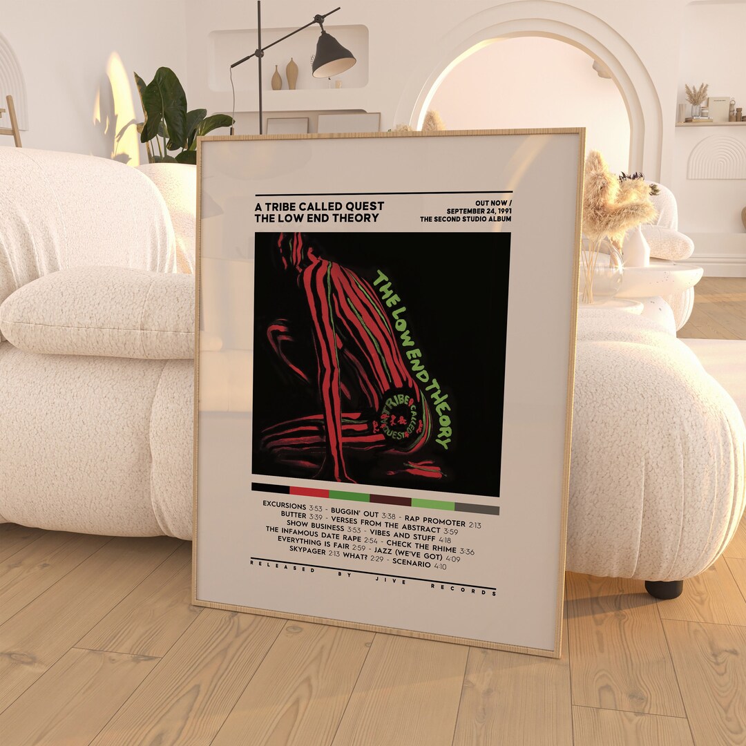 A Tribe Called Quest the Low End Theory Album Poster / Album Tracklist ...