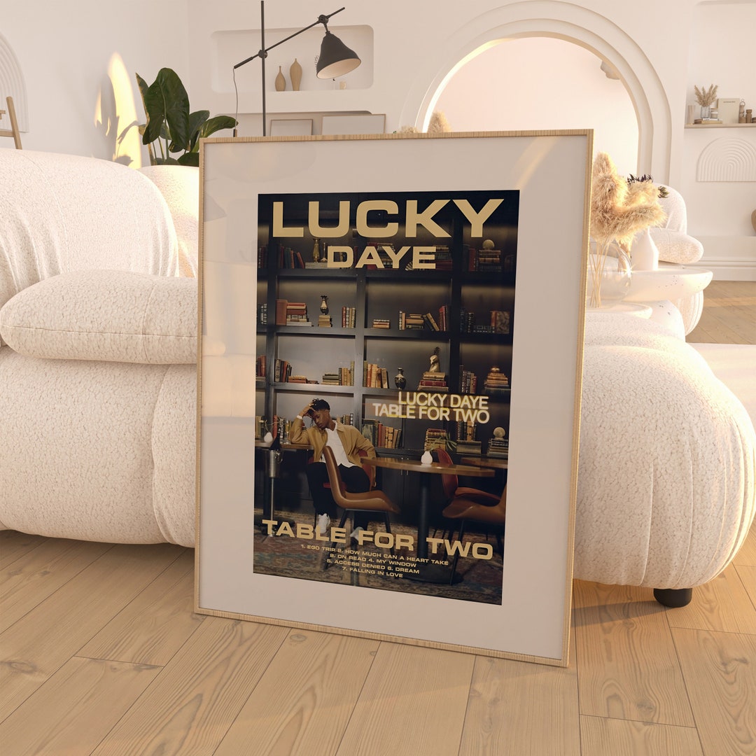 Lucky Daye Table for Two Album Cover Poster Music Wall Art Home Decor ...