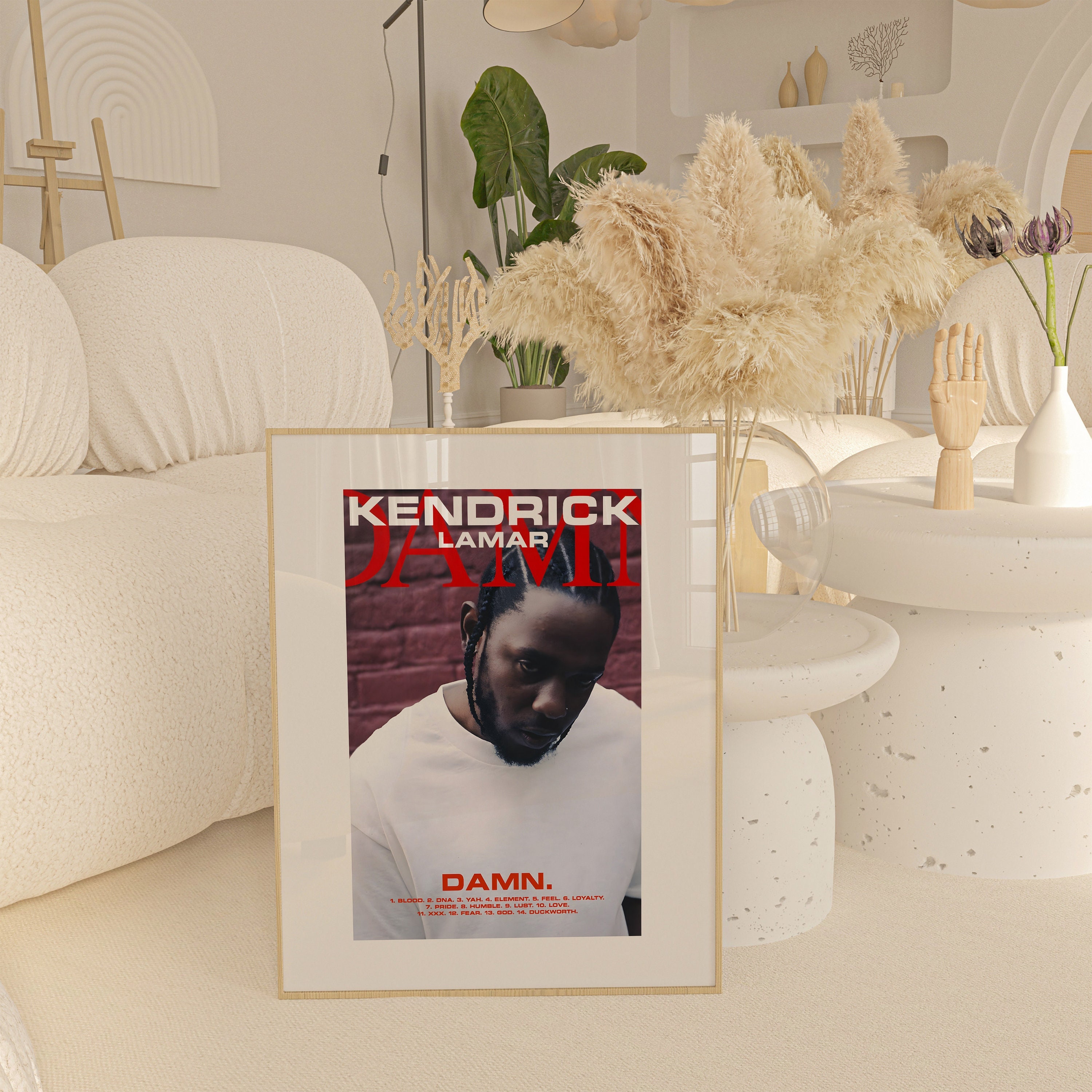 Kendrick Lamar Damn Album Poster / Room Decor / Music Decor / Music ...