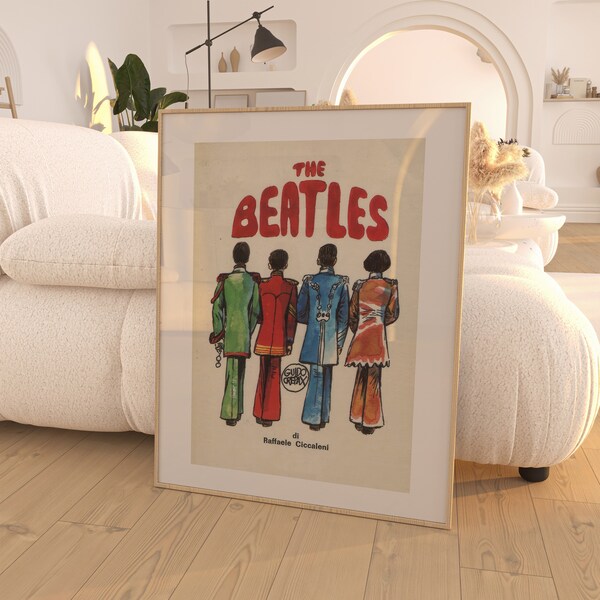 The Beatles Poster - Etsy