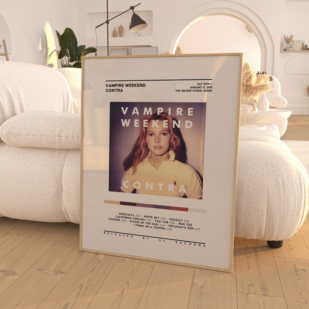Vampire Weekend Contra / Album Cover Poster / 3 Colors 1 Price / Room ...