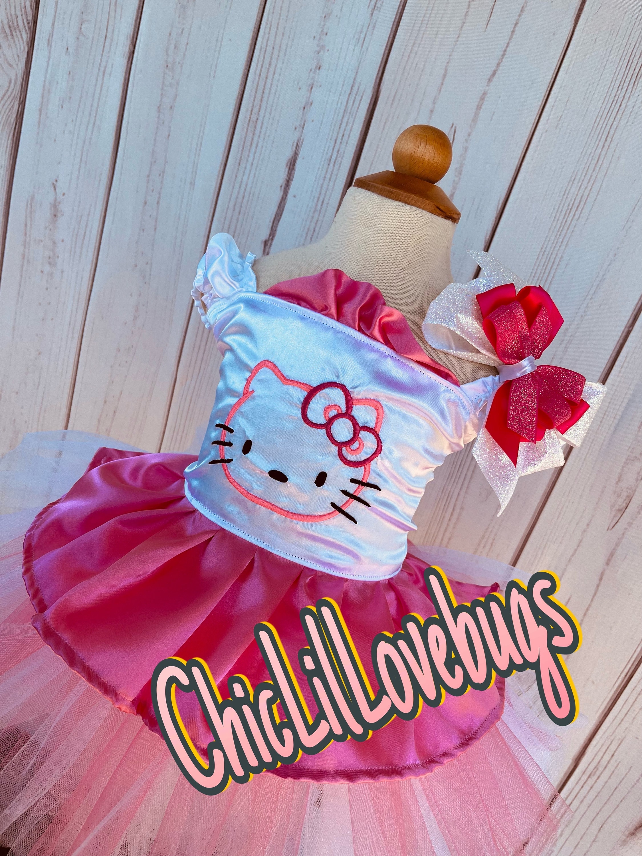 Hello Birthday Kitty Dress Custom Made Any Color Scheme 12 Month ...
