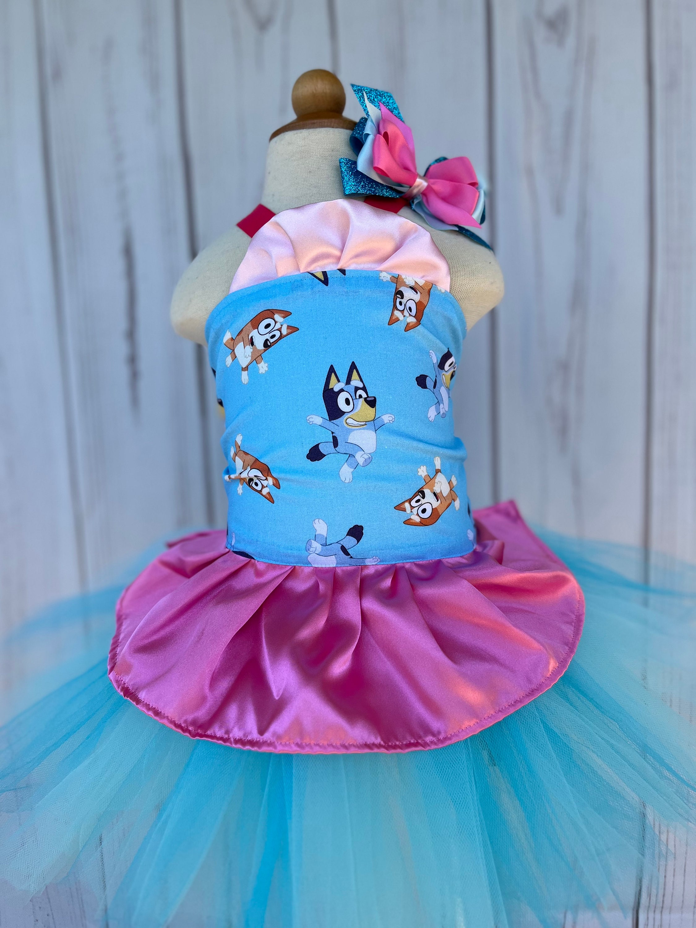 Birthday Tutu Bluey Tutu Dress up Set Custom Size - Etsy