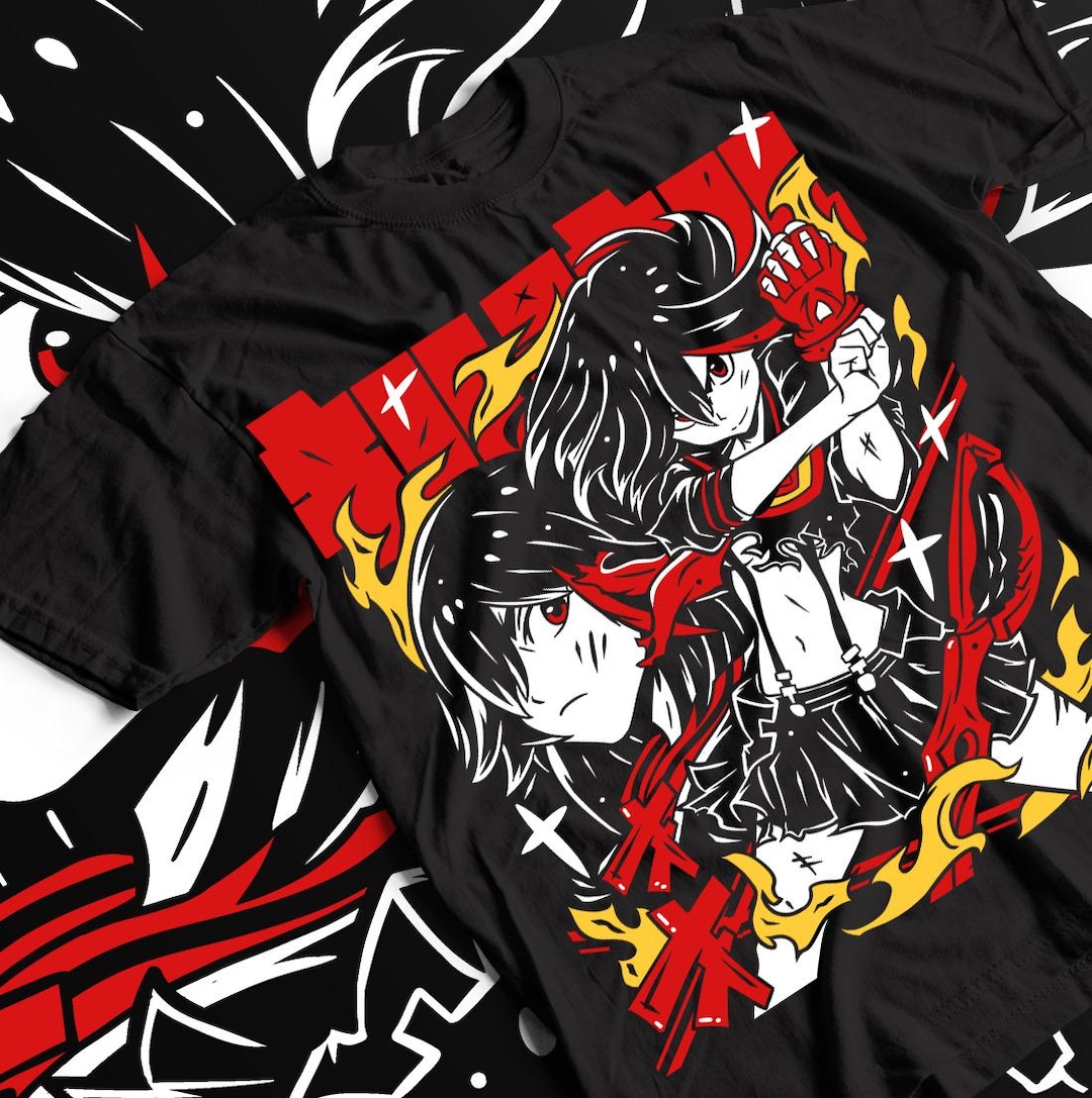 Kill La Kill Ryuko T-shirt Girl Anime Ryuko Matoi Senketsu Waifu Shirt ...