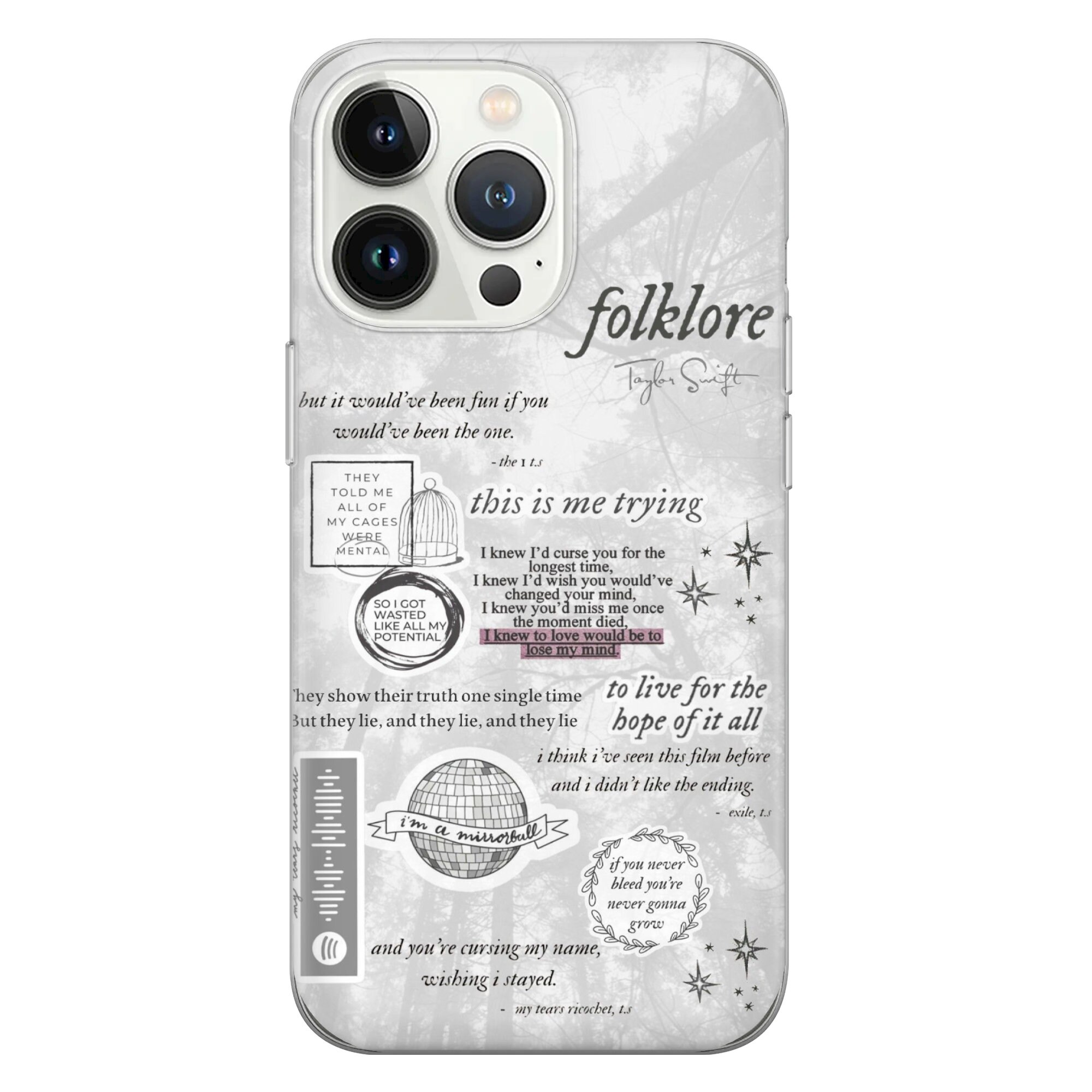 Taylor Phone Case Lyrics Cover for iPhone 15 14 13 12 Pro Xs SE Samsung ...