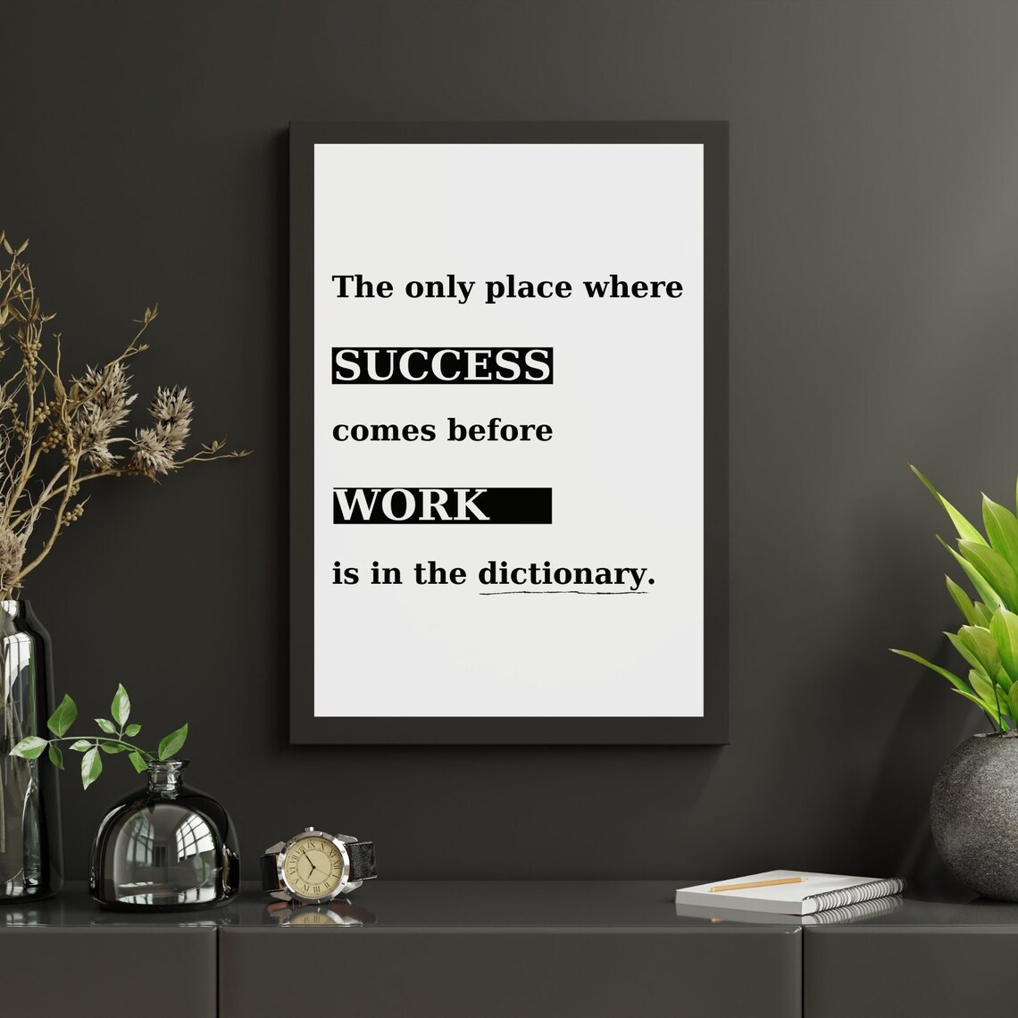 Motivational Poster for Young Athletes - Gym Wall Art - Success Quote ...