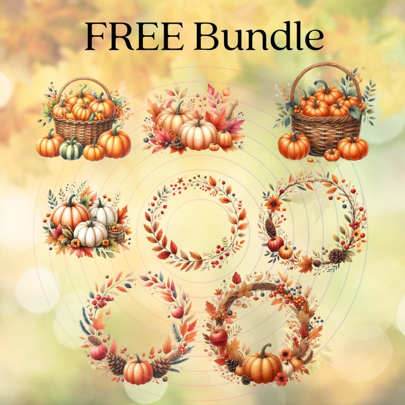 Fall Cute Animals PNG Bundle, Autumn Animals, Watercolor Baby Animals ...
