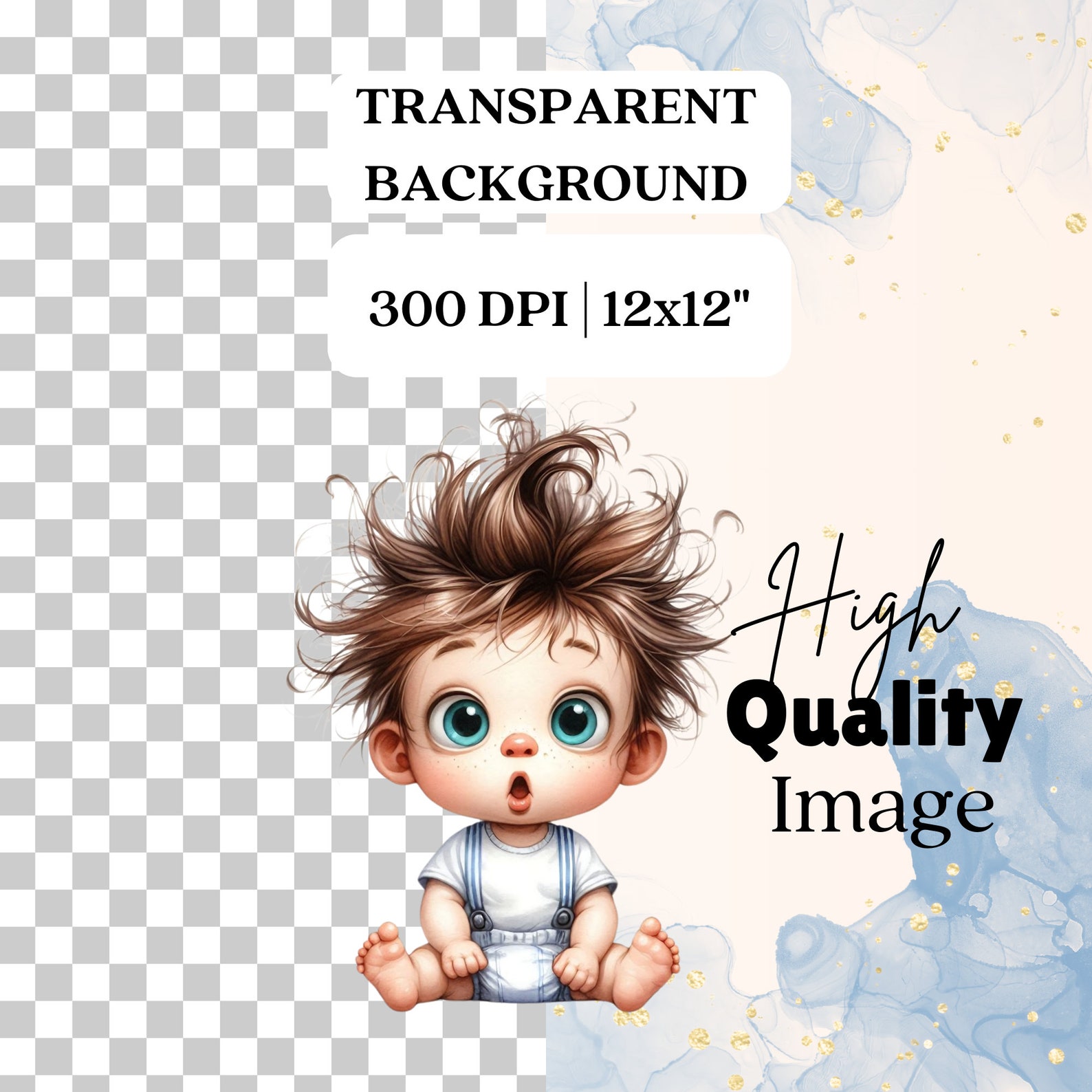 20 Quirky Baby Boy Clipart, Cute Boy, Commercial Use, Whimsical Decor ...