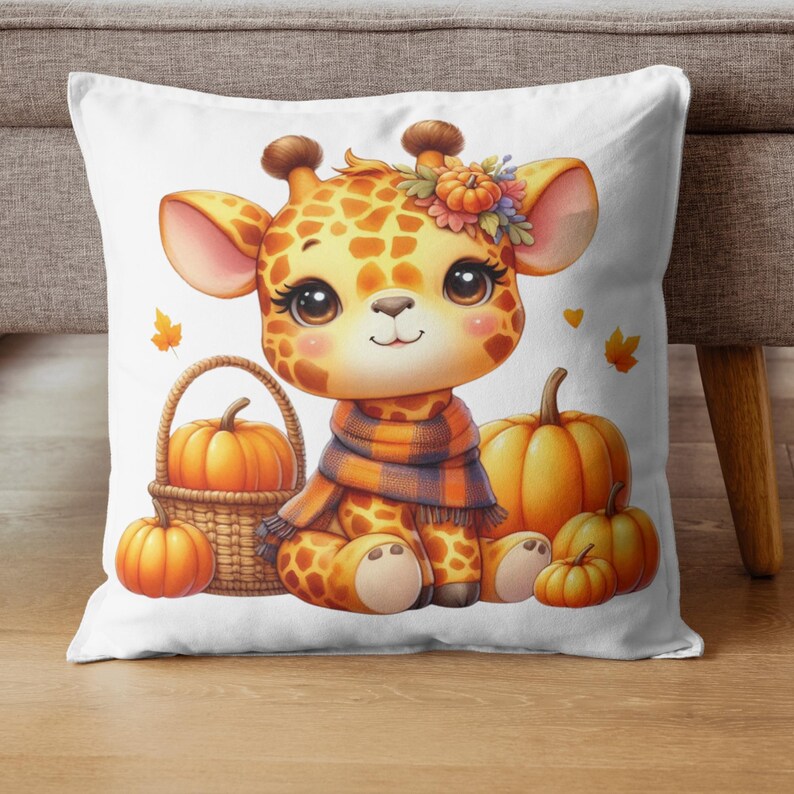 Fall Cute Animals PNG Bundle, Autumn Animals, Watercolor Baby Animals ...