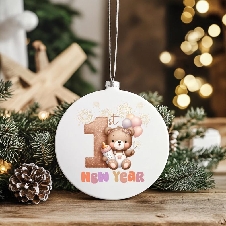 First New Year PNG, My First New Year 2025, Sublimation Design, Baby ...