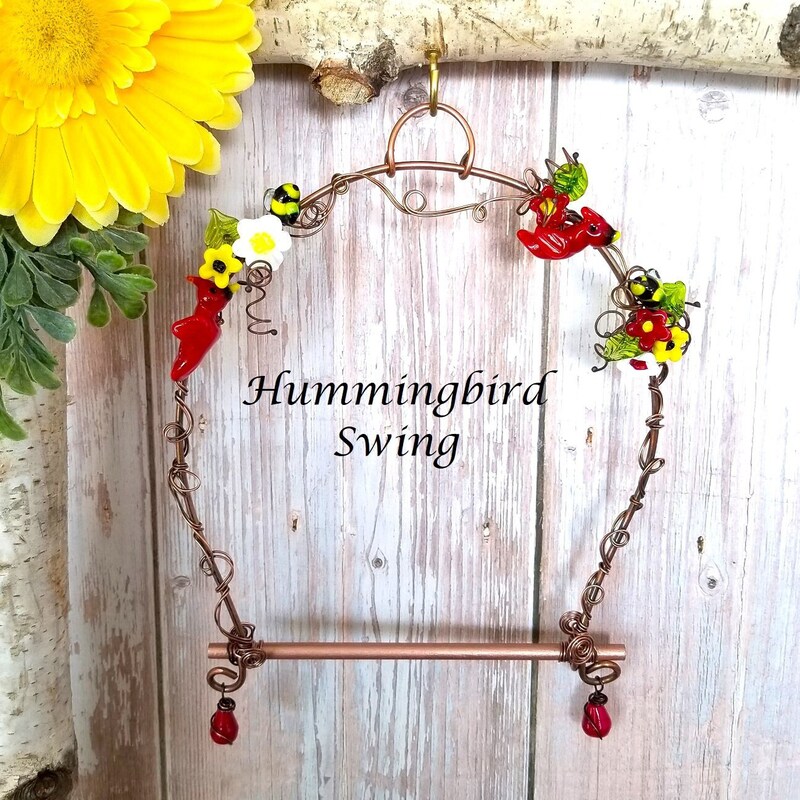 Hummingbird Swing - Etsy