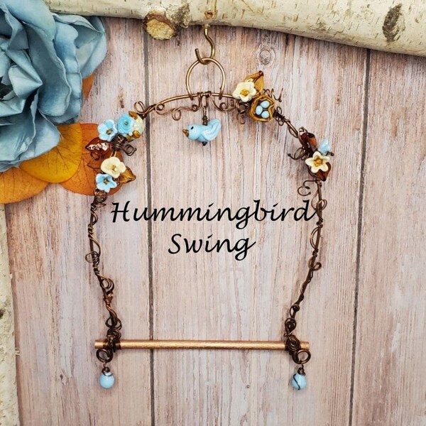 Hummingbird Swing - Etsy