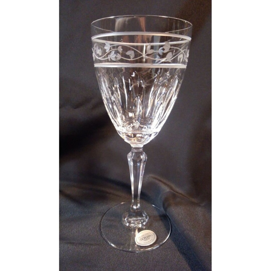 New Marked Gorham Fine Crystal Stemware. Rosecliff Pattern Water Goblet ...