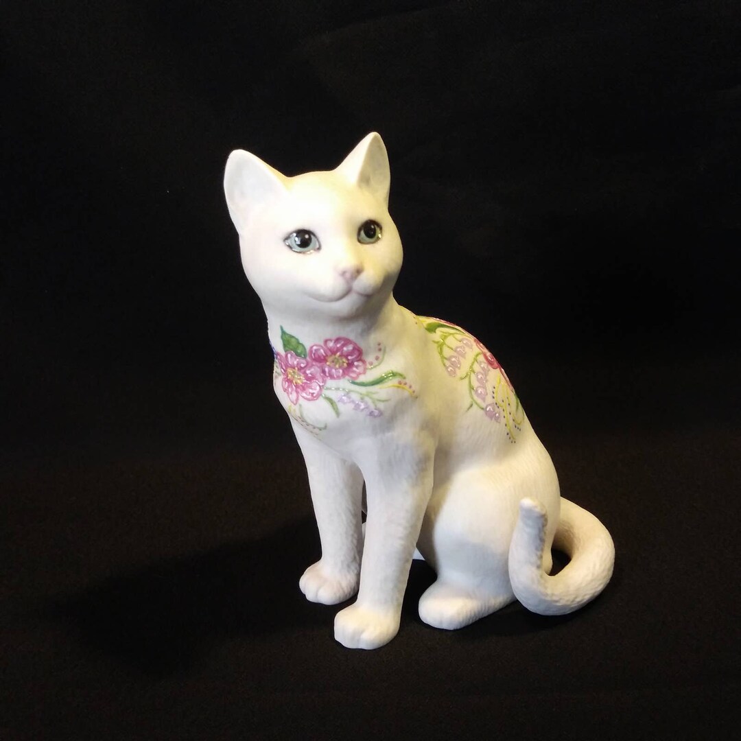 Vintage Lenox DAY in the GARDEN Kitten Cat Sculpture by Rhyn-rivet ...