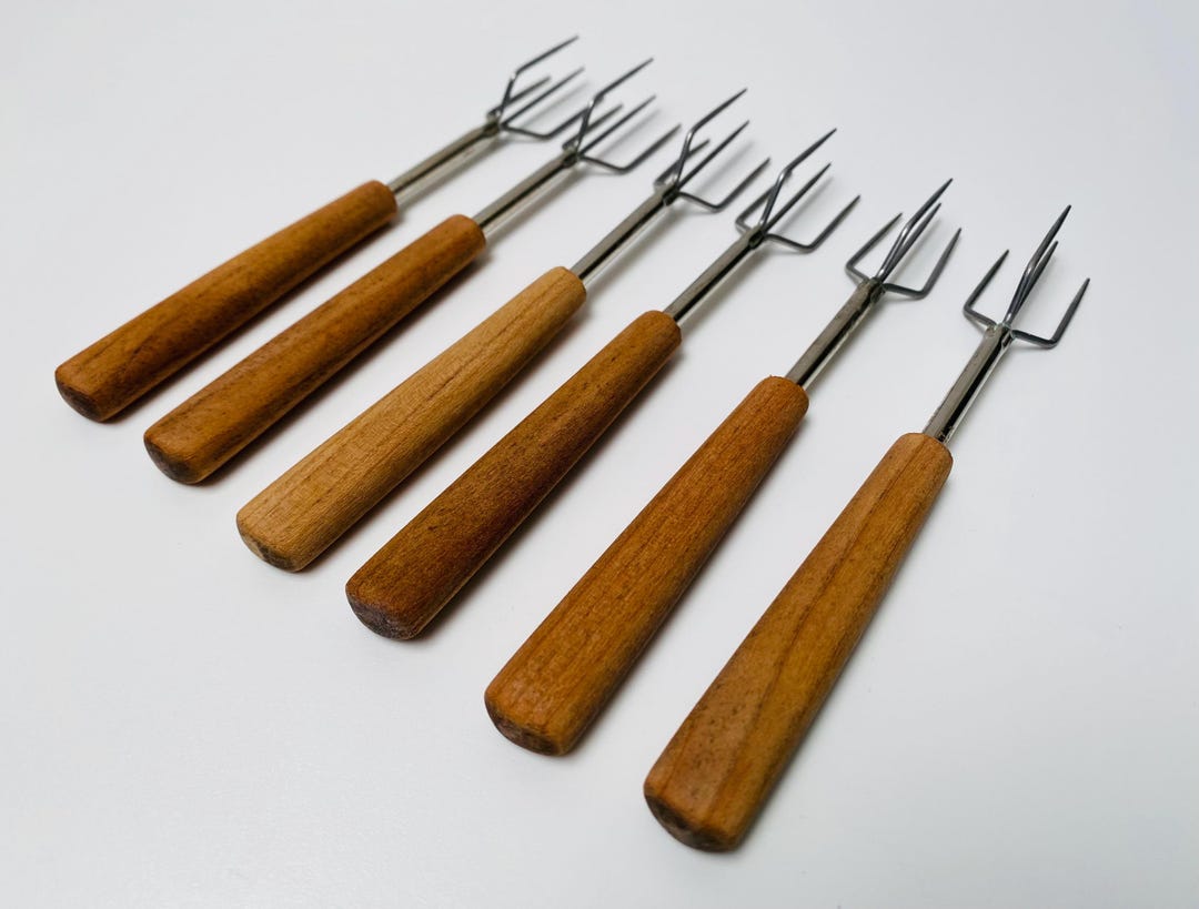 Vintage Swiss Raclette Potato Forks or Corn on the Cob Skewers in ...