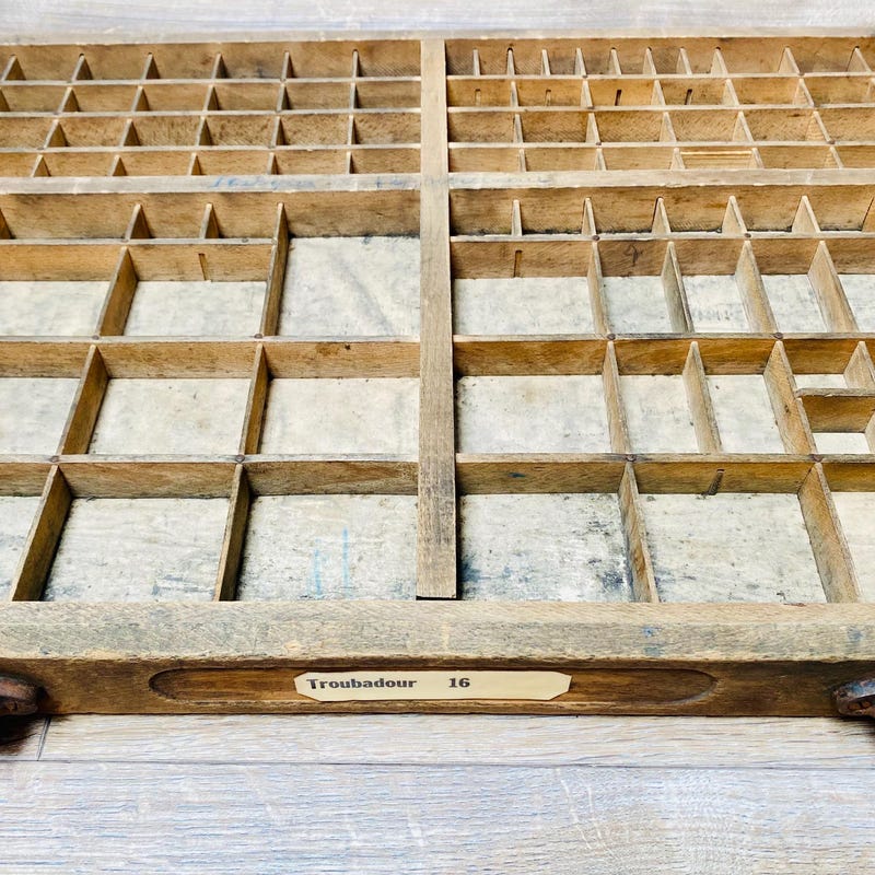 Typeset Drawer - Etsy
