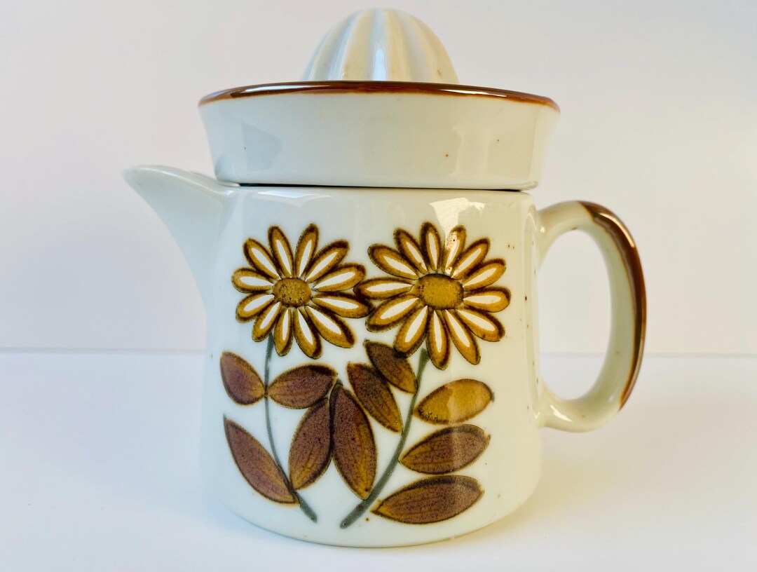Ceramic Lemon Squeezer, Vintage Juicer, Citrus Reamer With Detachable ...