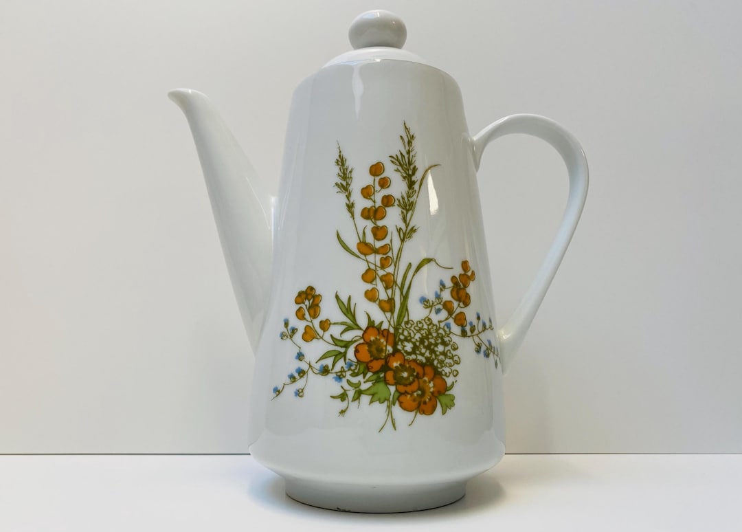 Rare Vintage Coffee / Teapot Made by 1970s KAHLA in East Germany ...