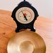 1950s Swedish EKS Black Metal Kitchen Weighing Scales With Brass Pan ...