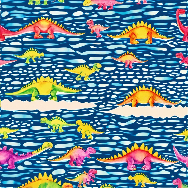 Dinosaurs Digital Paper for Your Crafting Projects - Etsy