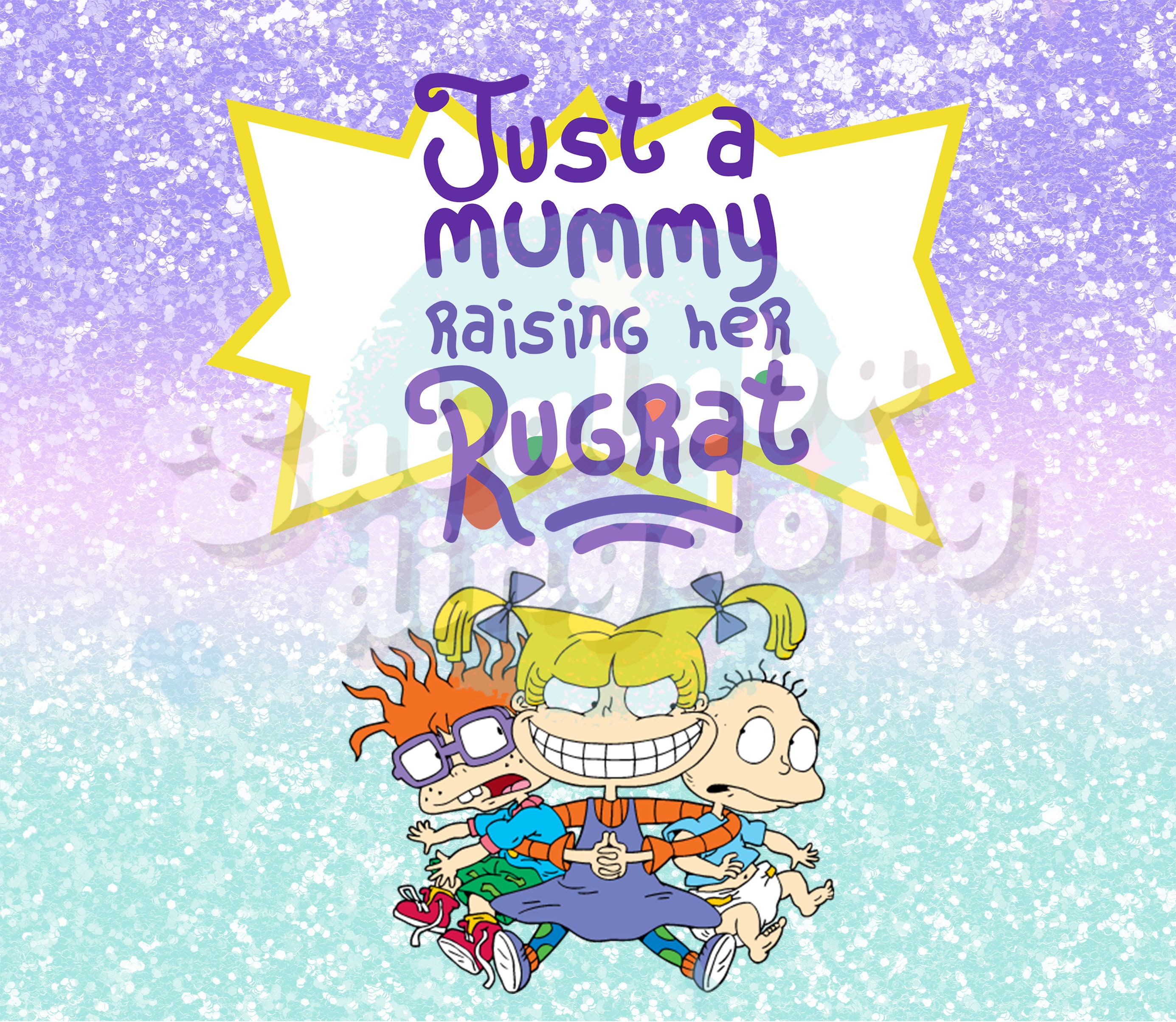 Mummy Raising Rugrat 20oz Tumbler Wrap - Etsy