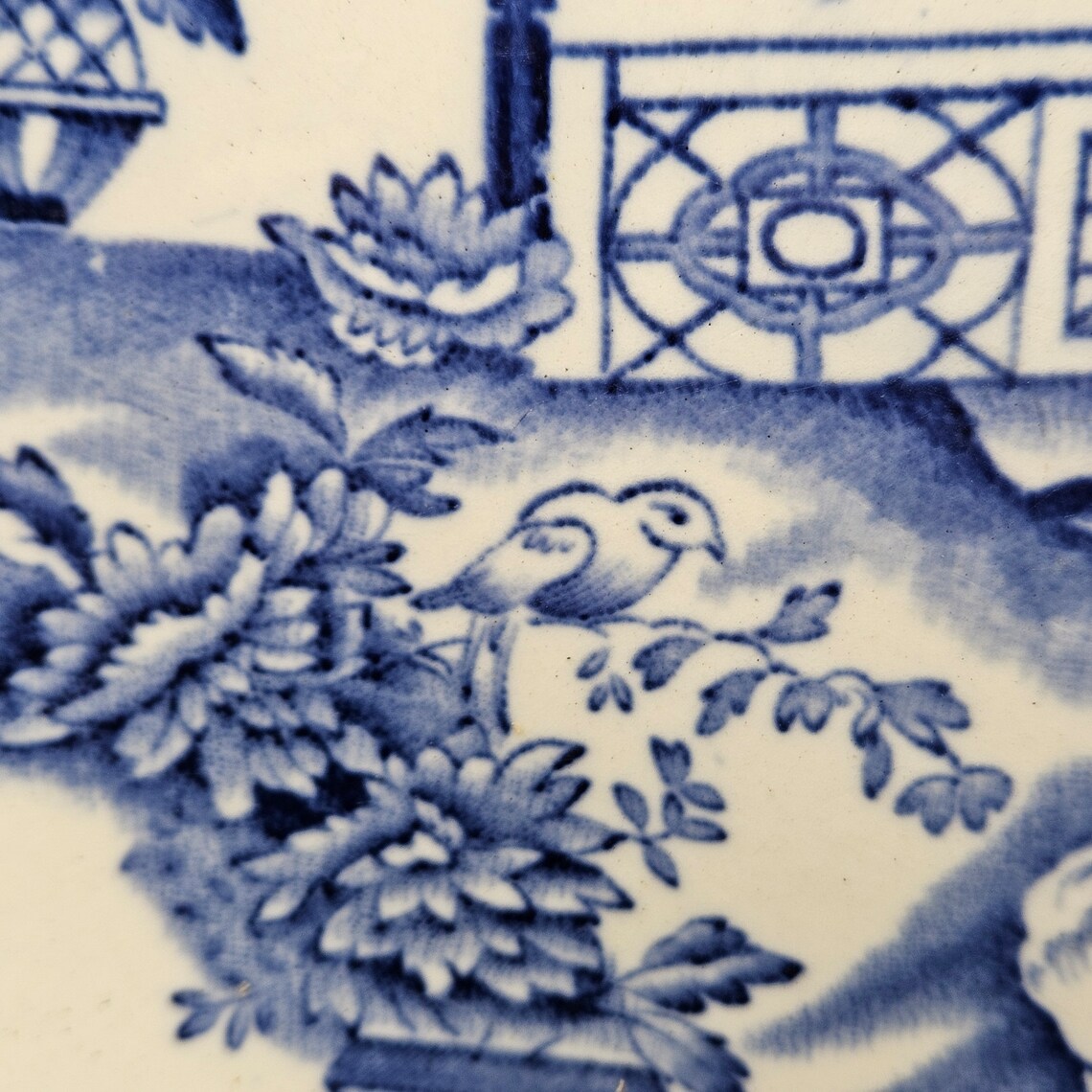 Antique English Blue and White Transferware "clyde" Plate by Thos Till ...