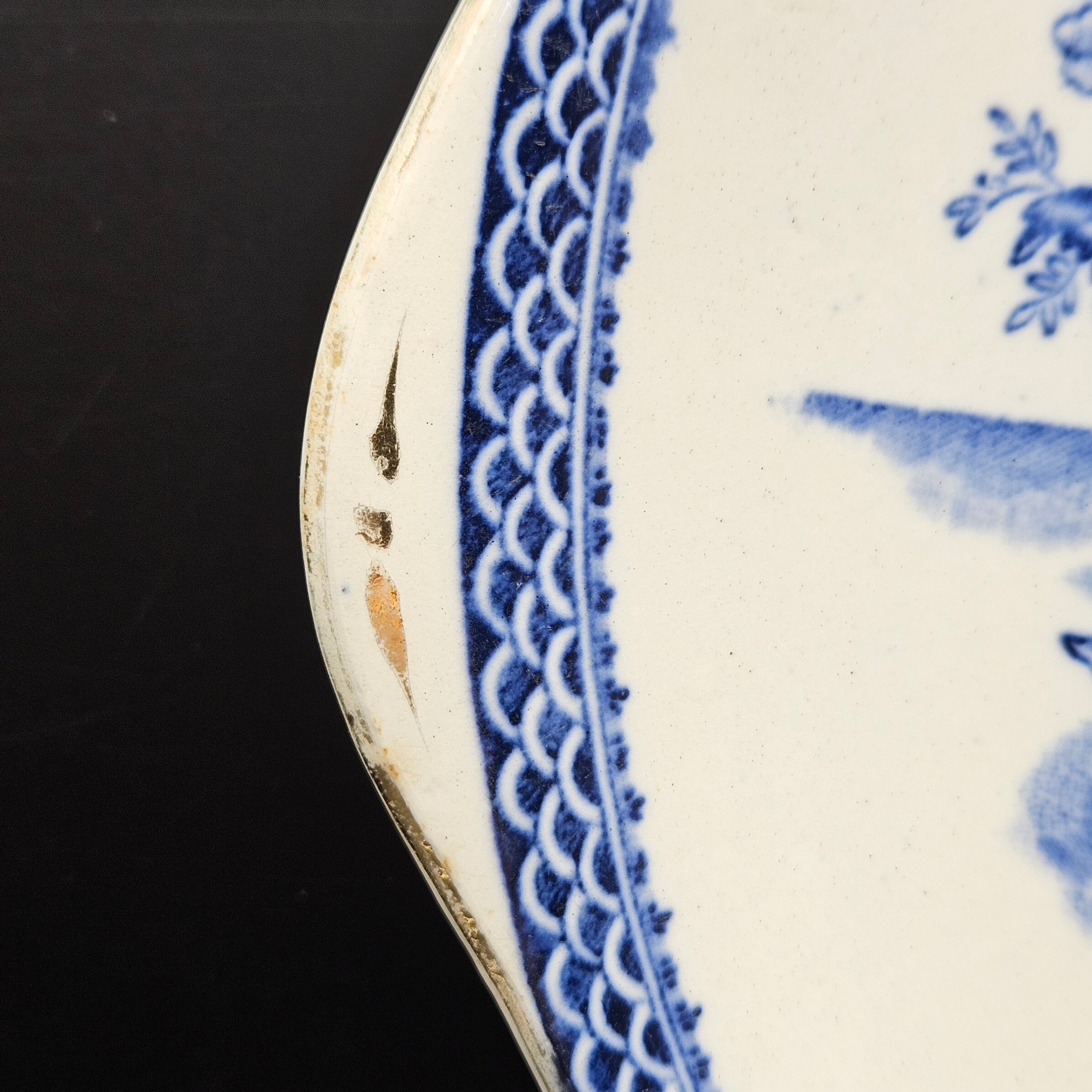 Antique English Blue and White Transferware "clyde" Plate by Thos Till ...