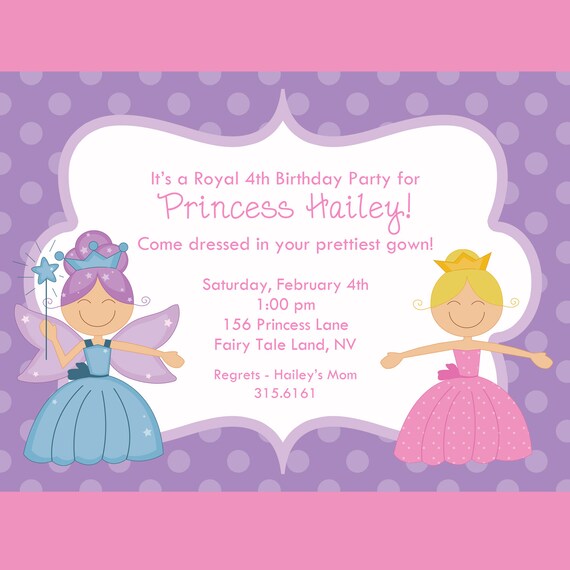 Princess Birthday Invitation Wording Ideas Princess Certificate