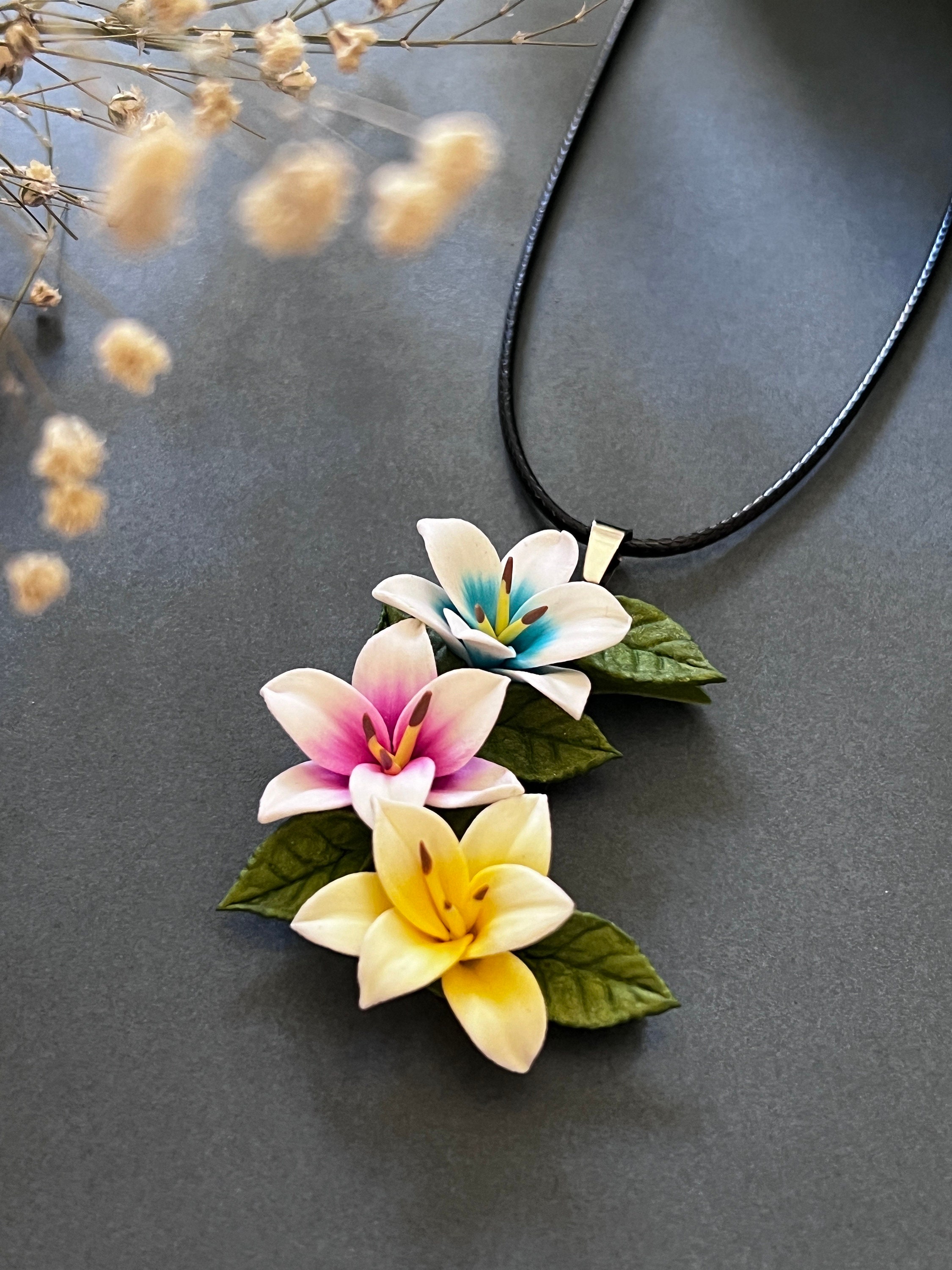Colorful Lily Jewelry Set - Etsy
