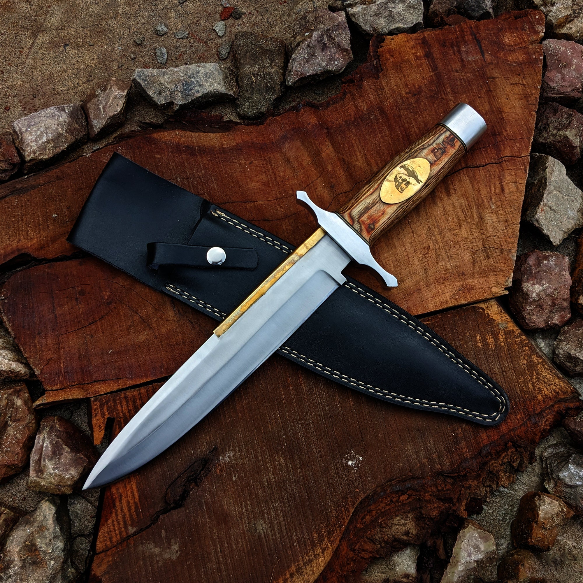 The Expendables 2 Knife: Toothpick Knife Replica With Premium Leather ...