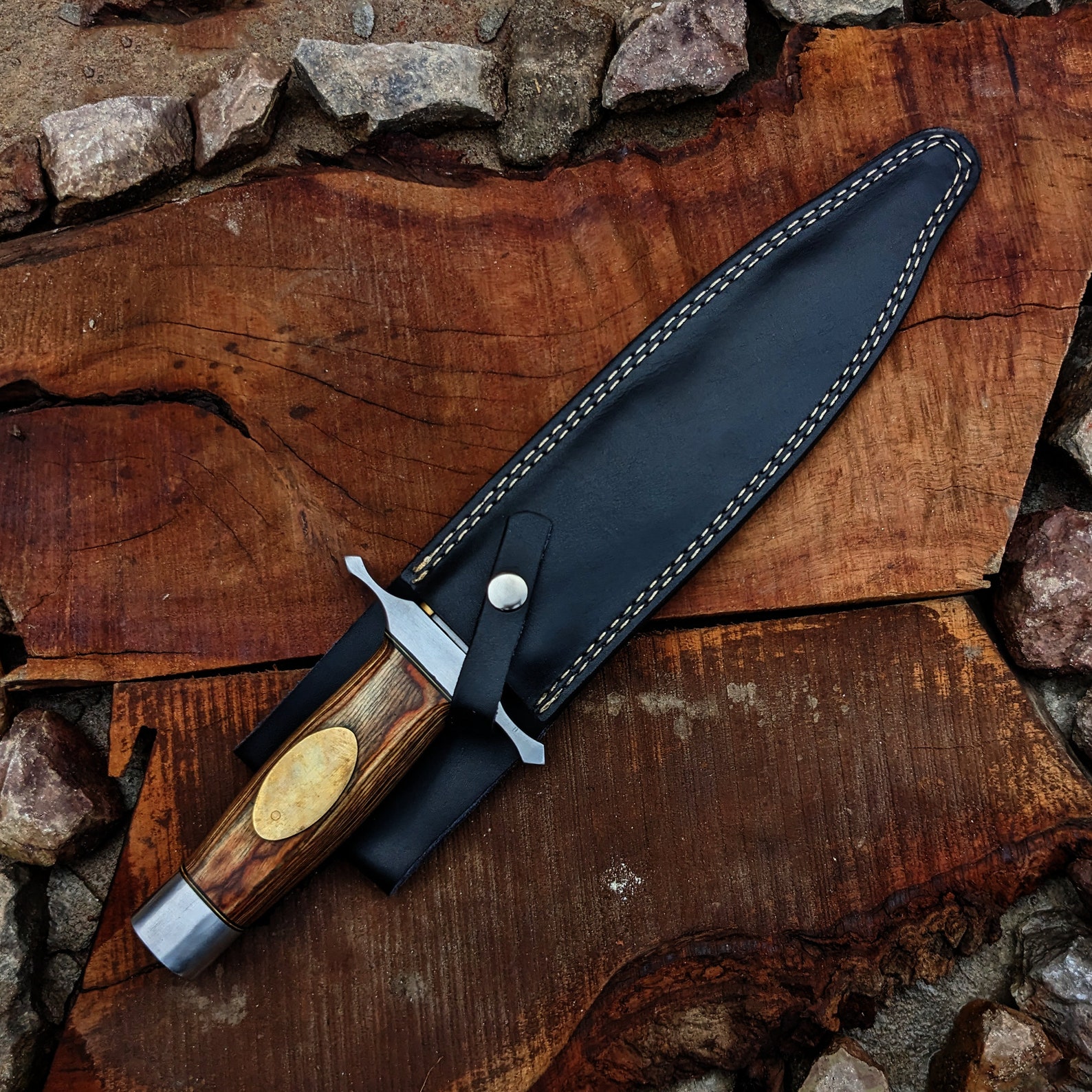 The Expendables 2 Knife: Toothpick Knife Replica With Premium Leather ...