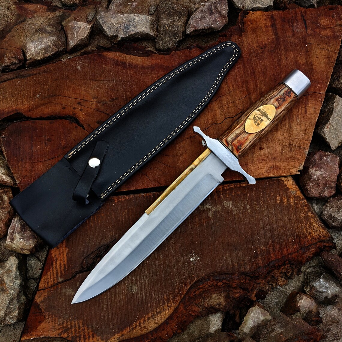The Expendables 2 Knife: Toothpick Knife Replica With Premium Leather ...