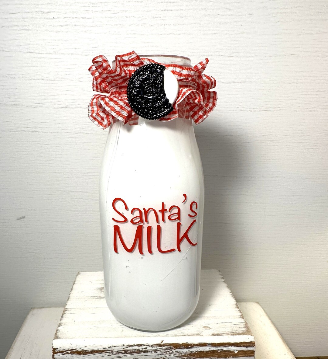 Milk for Santa Bottle Fake Bottle of Milk Fake Drink - Etsy