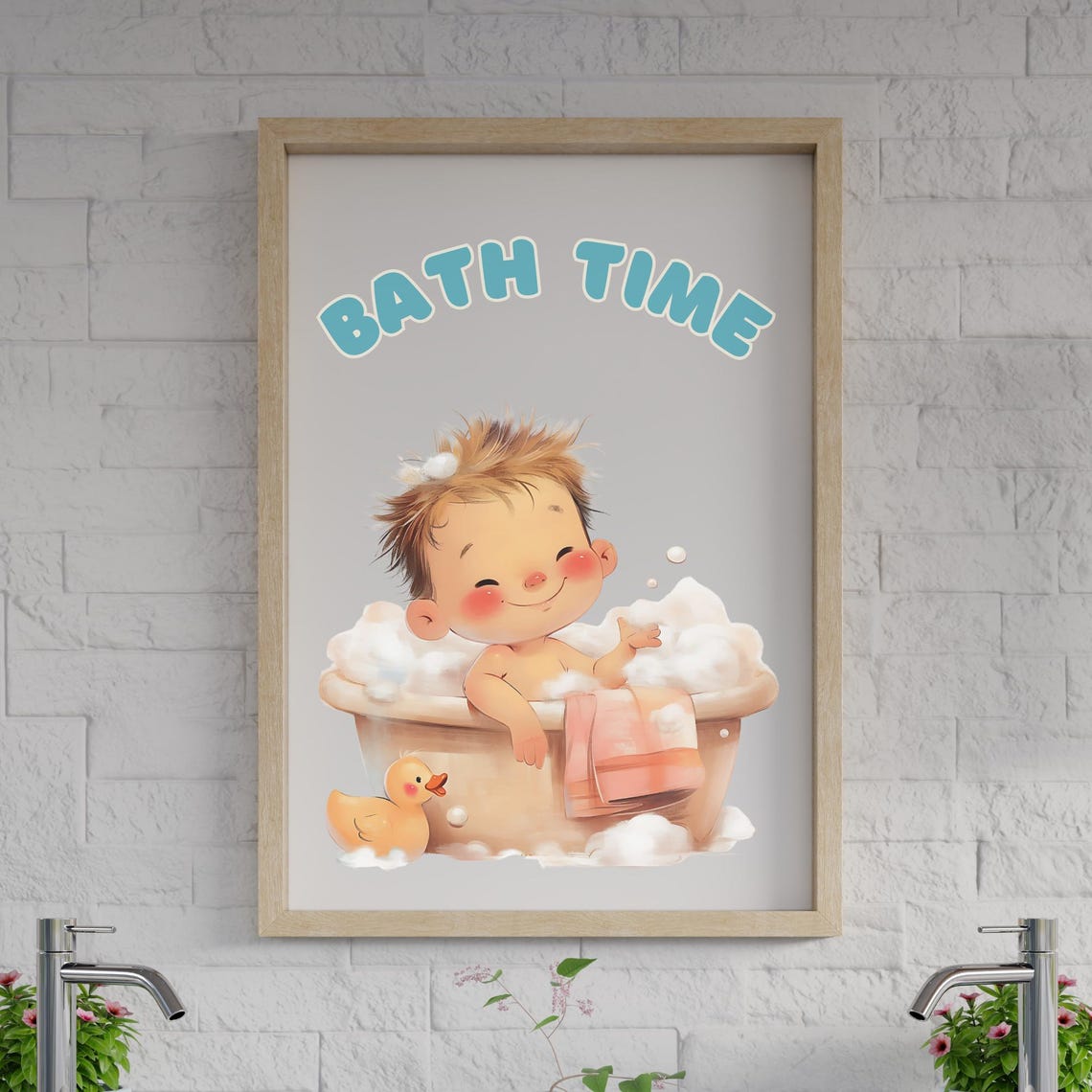 Watercolor Bathroom Kids Clipart Bundle / Cute Toilet Arts / Baby ...