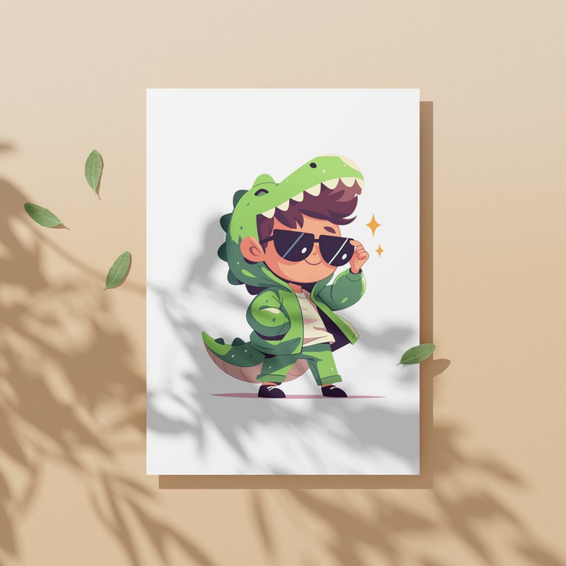 T-rex Boy Dinosaur Costume Clipart Bundle / Cute Arts / Cool Badass ...
