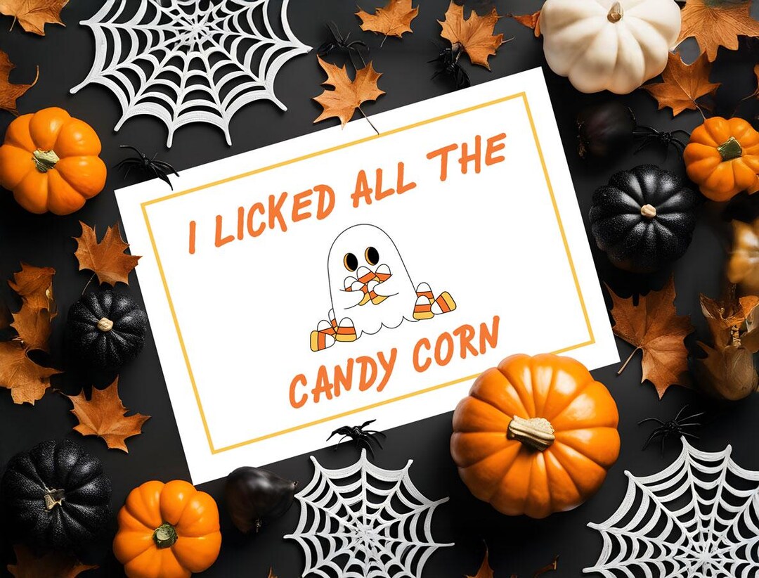 Funny Inappropriate Halloween Greeting Card | I Licked All the Candy ...