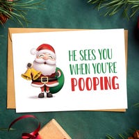 Funny Dog Christmas Card Smelly Christmas - Etsy