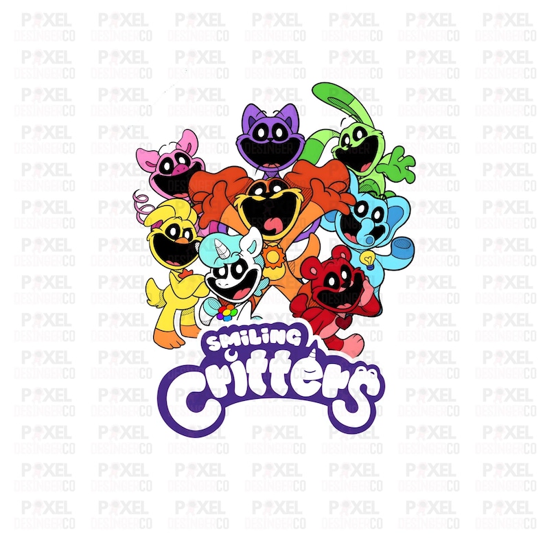 Smiling Critters PNG, Poppy Playtime PNG, Print Smiling Critters Merch ...