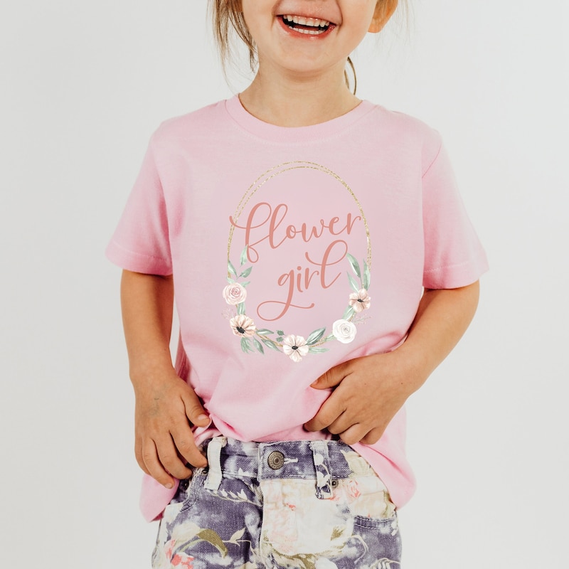 Flower Girl Shirt - Etsy