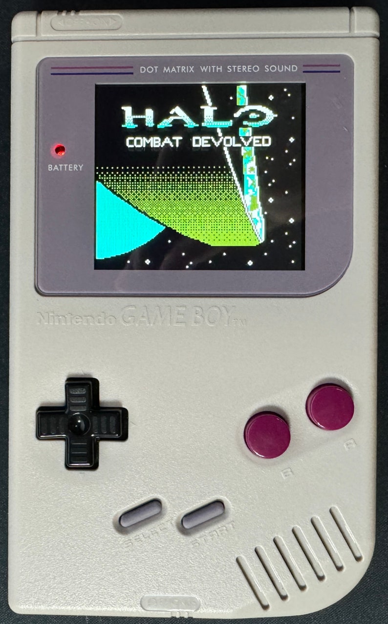 Nintendo Gameboy (DMG) 1989 Original With Modded IPS Display, Brand New ...