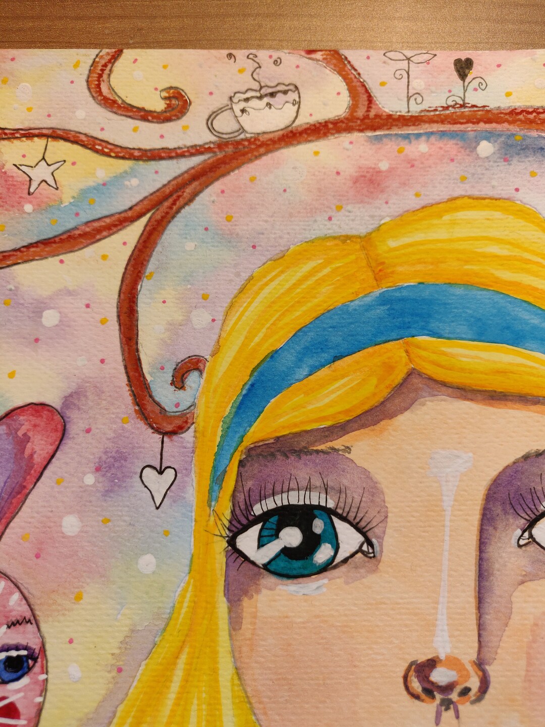 RTS Art Watercolour Doodle - Etsy