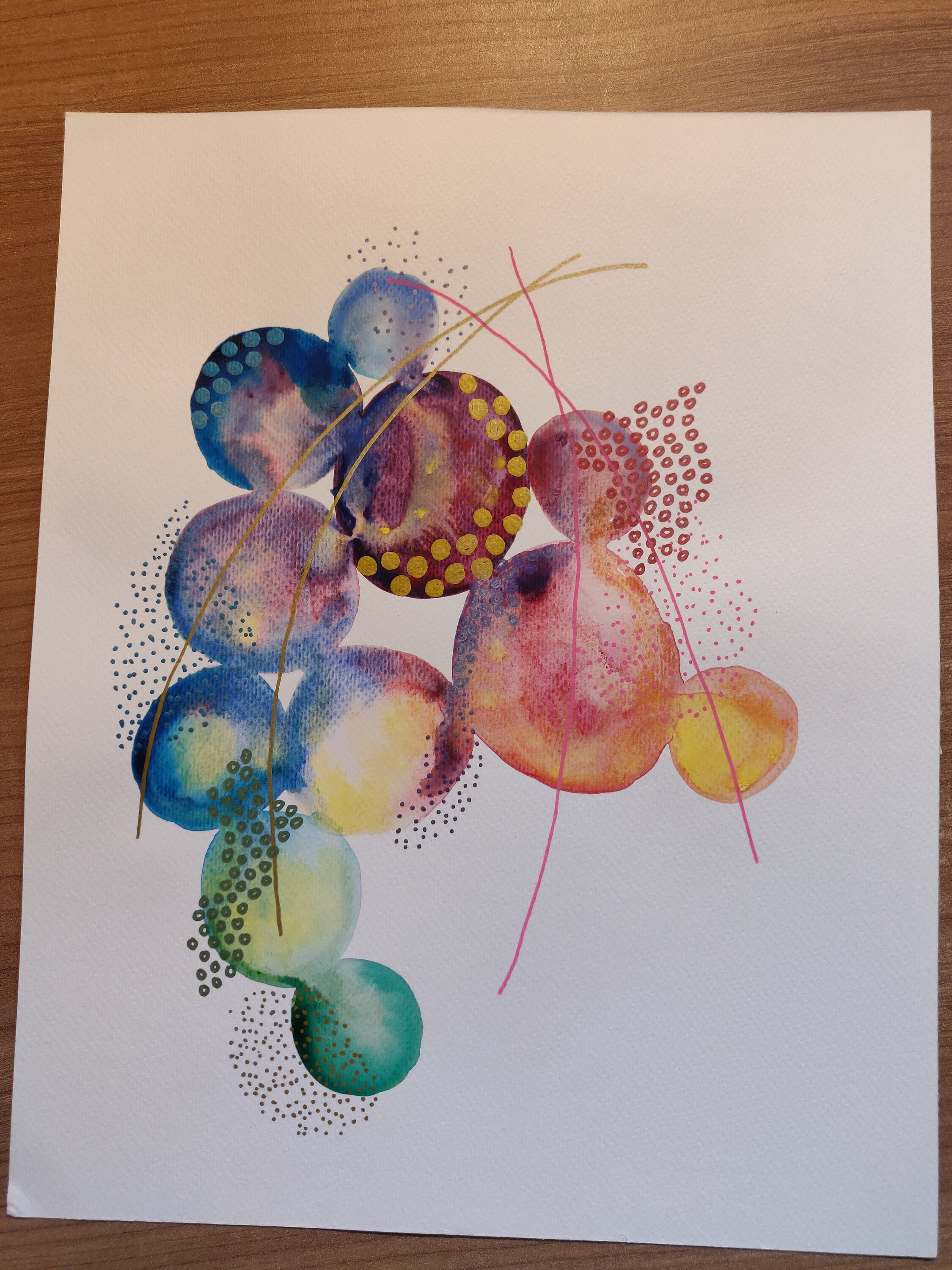 RTS Art Watercolour Doodle - Etsy