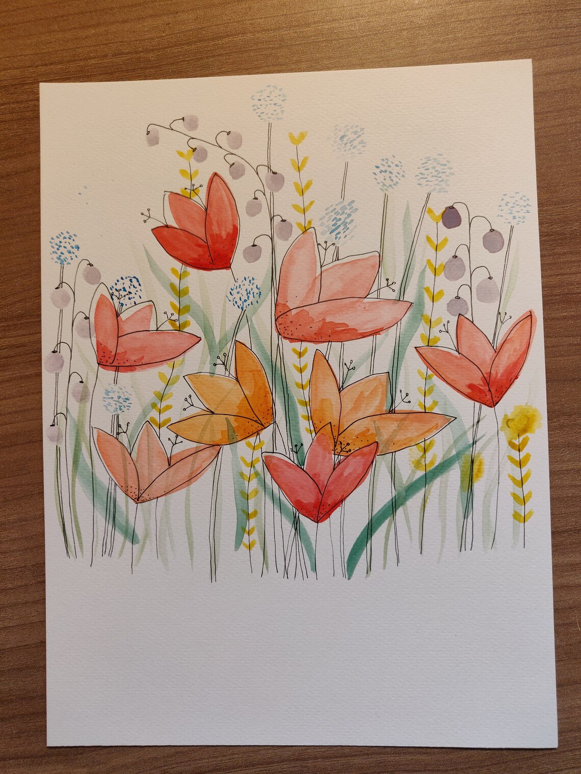 RTS Art Watercolour Doodle - Etsy