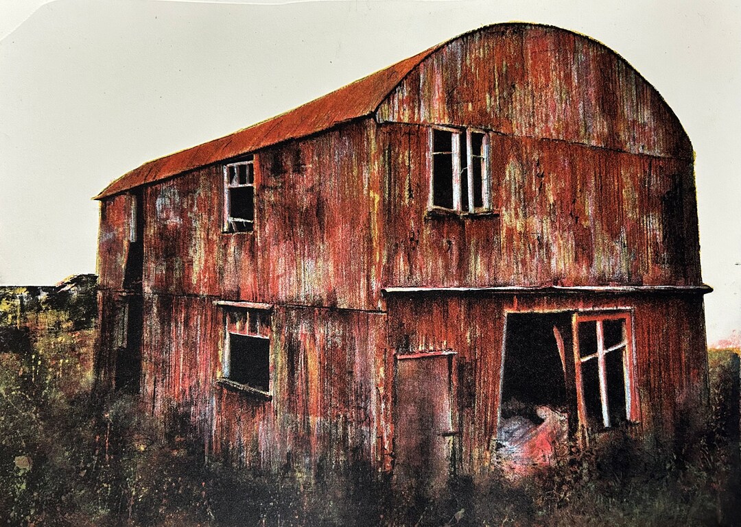Old Creamery. Four Colour Stone Lithograph - Etsy