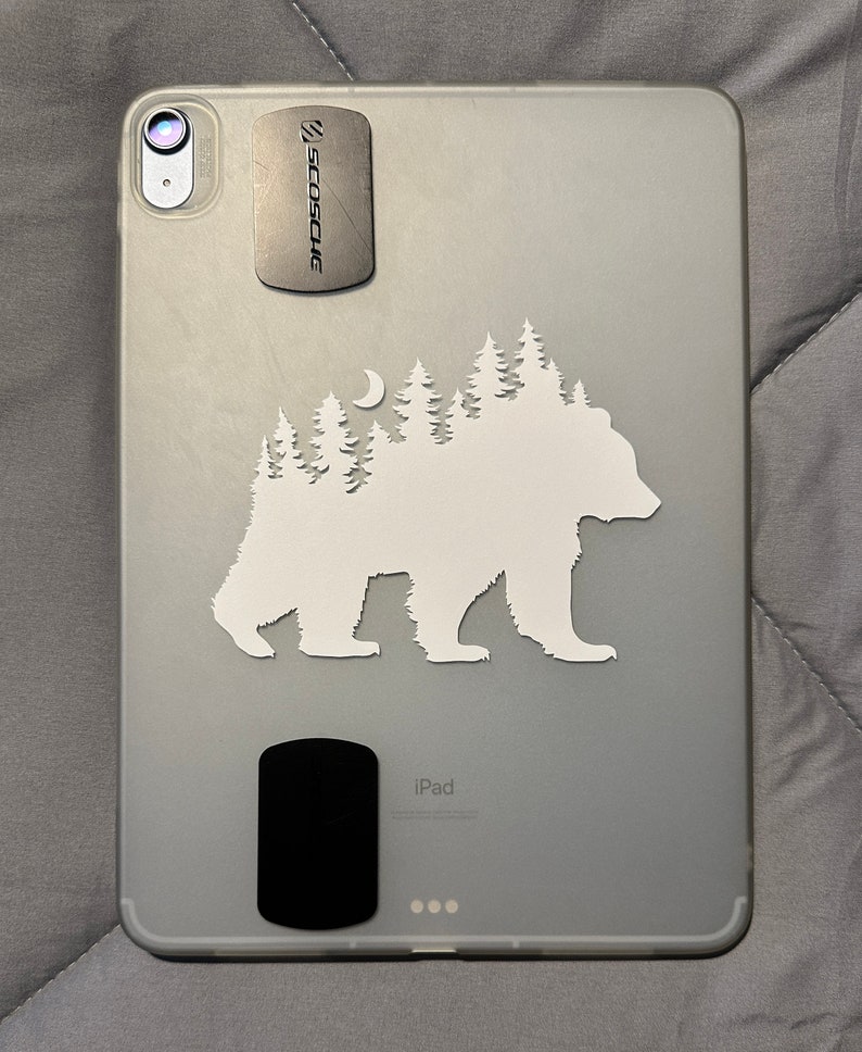 Grizzly Bear Vinyl Decal - Etsy