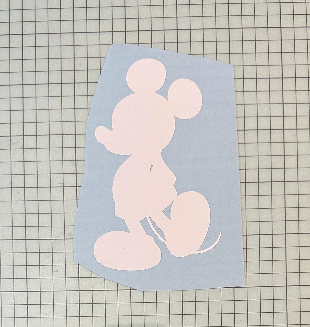 Walt Disney's Mickey Mouse Vinyl Sticker/decal - Etsy