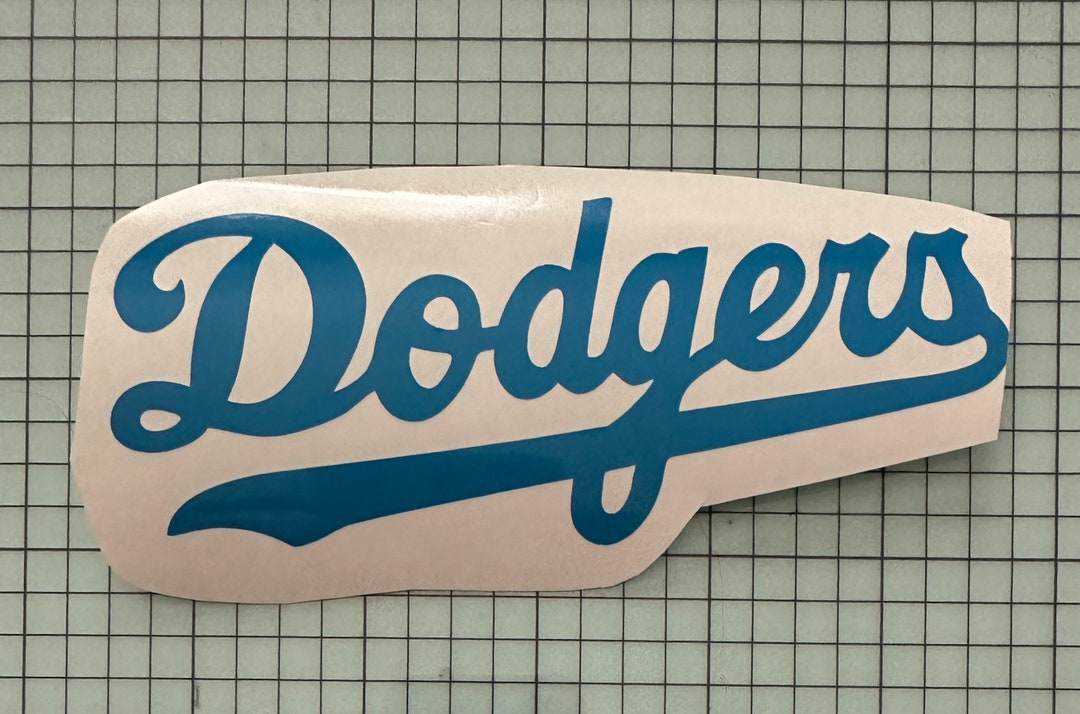 Dodgers Cursive Logo Vinyl Sticker/decal - Etsy
